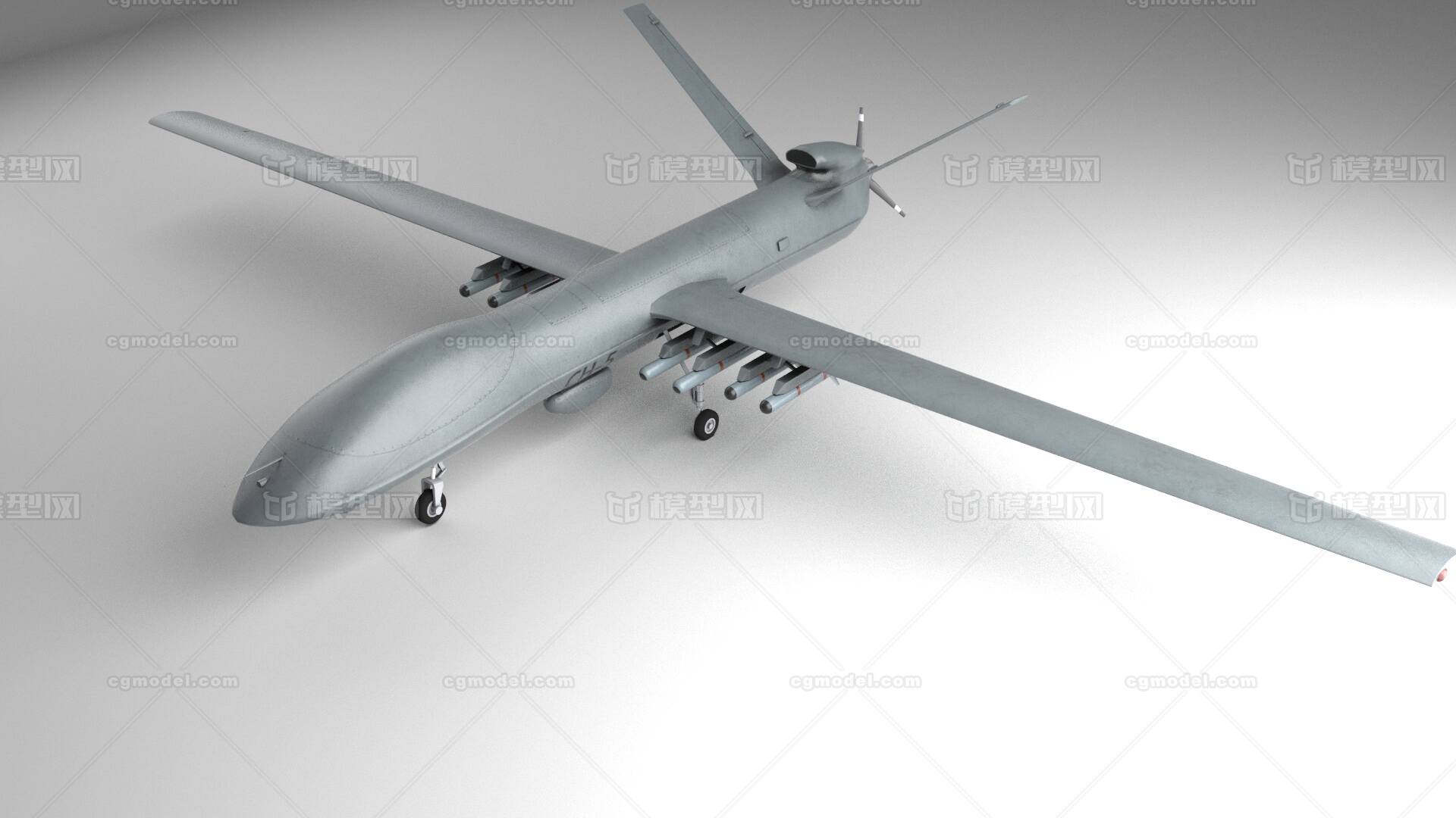 彩虹5无人机模型-无人机模型库-3ds Max(.max)模型下载-cg模型网