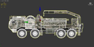 陕汽解放军三代8X8重型战术军车 (HMV3)模型-货运车模型库-3ds Max(.max)模型下载-cg模型网