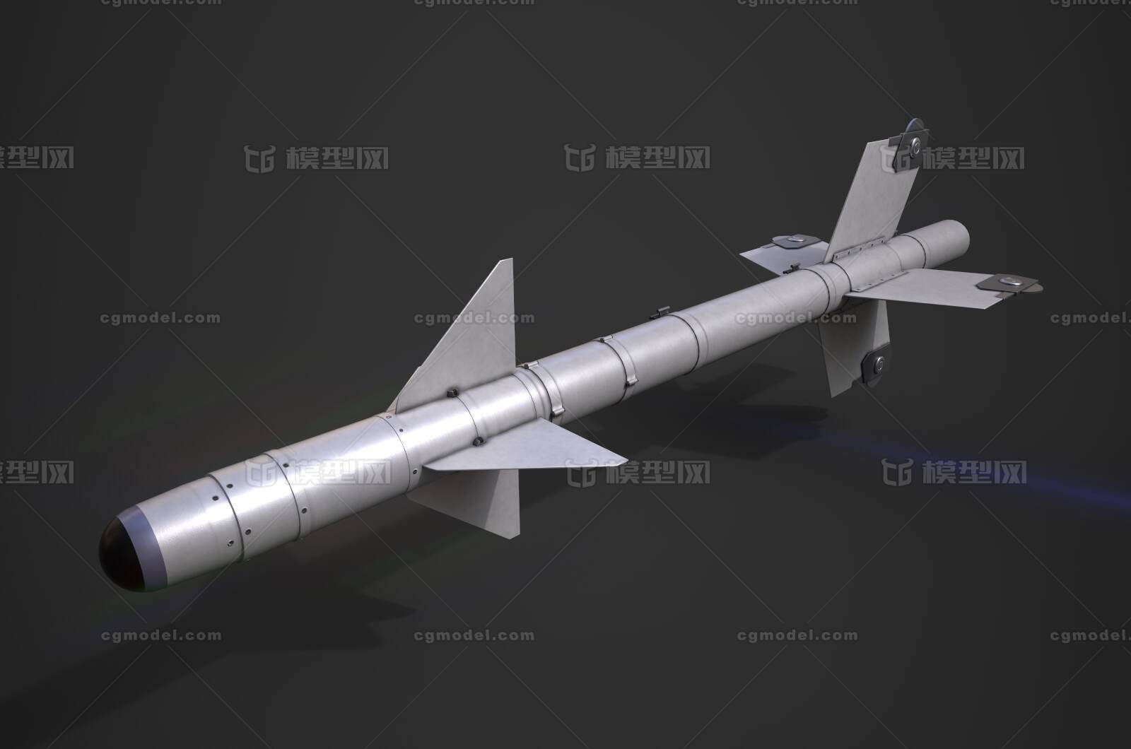 PL-8导弹 霹雳8导弹模型-火炮器械模型库-3ds Max(.max)模型下载-cg模型网