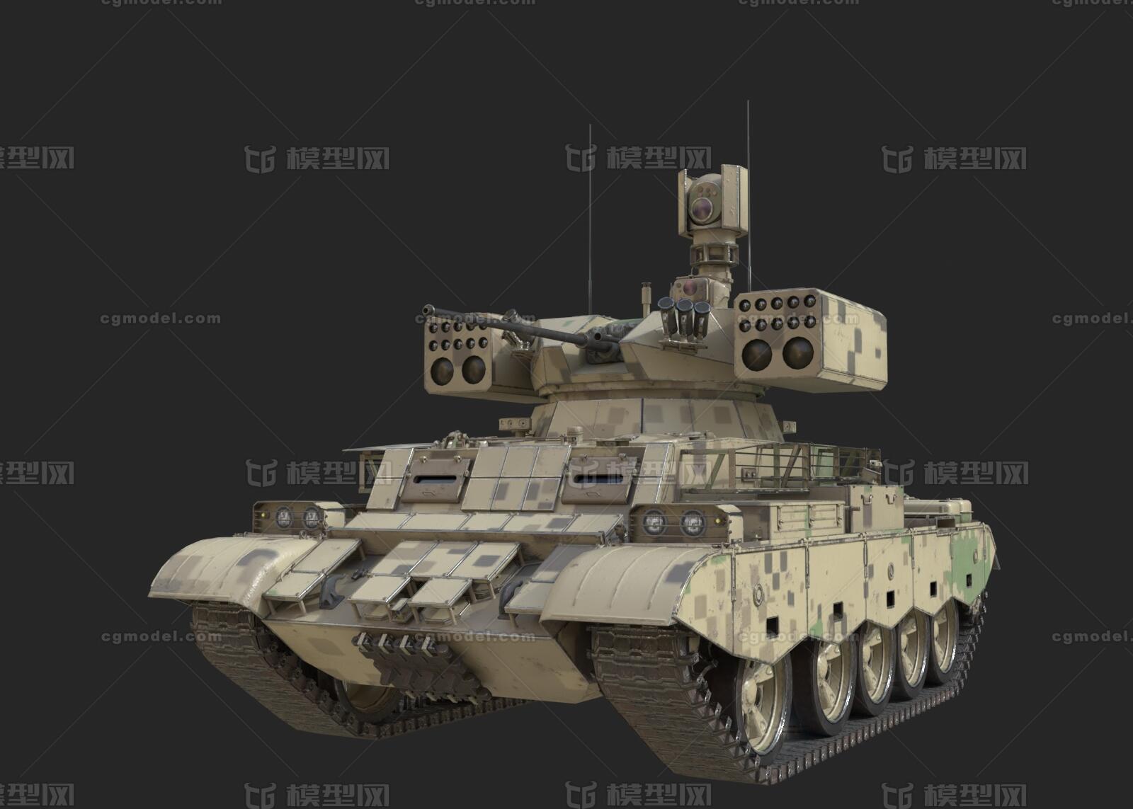 PBR 中国模型-装甲车／坦克模型库-FBX(.fbx)模型下载-cg模型网