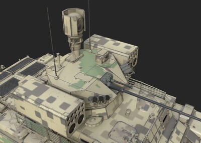 PBR 中国模型-装甲车／坦克模型库-FBX(.fbx)模型下载-cg模型网