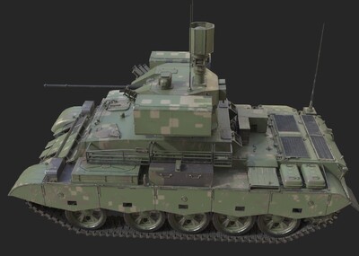 PBR 中国模型-装甲车／坦克模型库-FBX(.fbx)模型下载-cg模型网