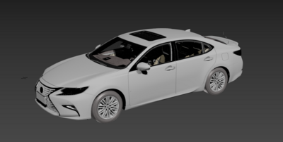 雷克萨斯 es200模型-轿车模型库-3ds Max(.max)模型下载-cg模型网