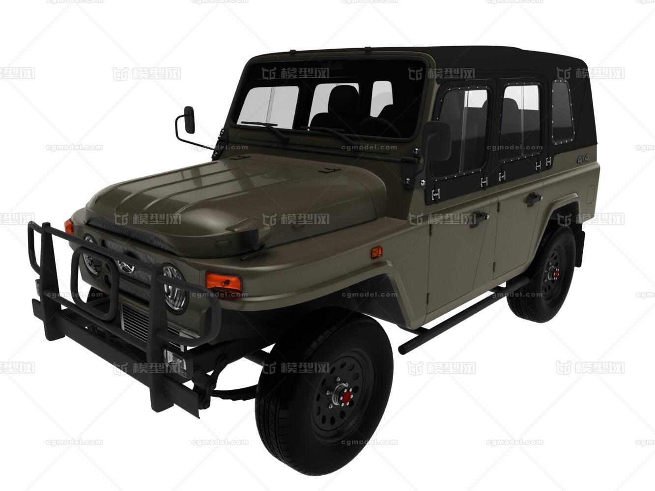 北汽 BJ212越野车模型-越野车/SUV模型库-3ds Max(.max)模型下载-cg模型网