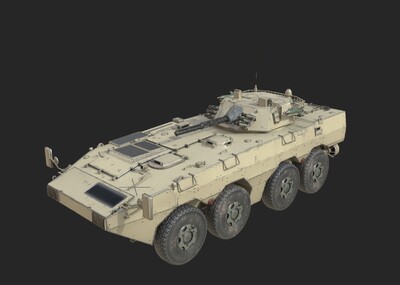 PBR ZBL-09步兵战车模型-装甲车／坦克模型库-3D Studio(.3ds)模型下载-cg模型网