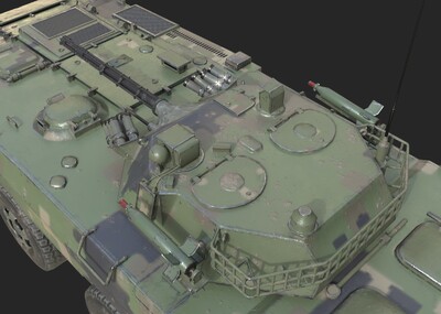 PBR ZBL-09步兵战车模型-装甲车／坦克模型库-3D Studio(.3ds)模型下载-cg模型网