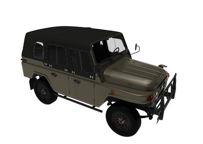 北汽 BJ212越野车模型-越野车/SUV模型库-3ds Max(.max)模型下载-cg模型网