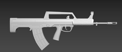 国产QBZ 95-1式突击步枪模型-枪械模型模型库-3ds Max(.max)模型下载-cg模型网