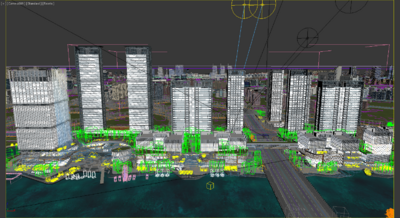 杭州亚运村 万科日耀之城模型-商业办公模型库-3ds Max(.max)模型下载-cg模型网