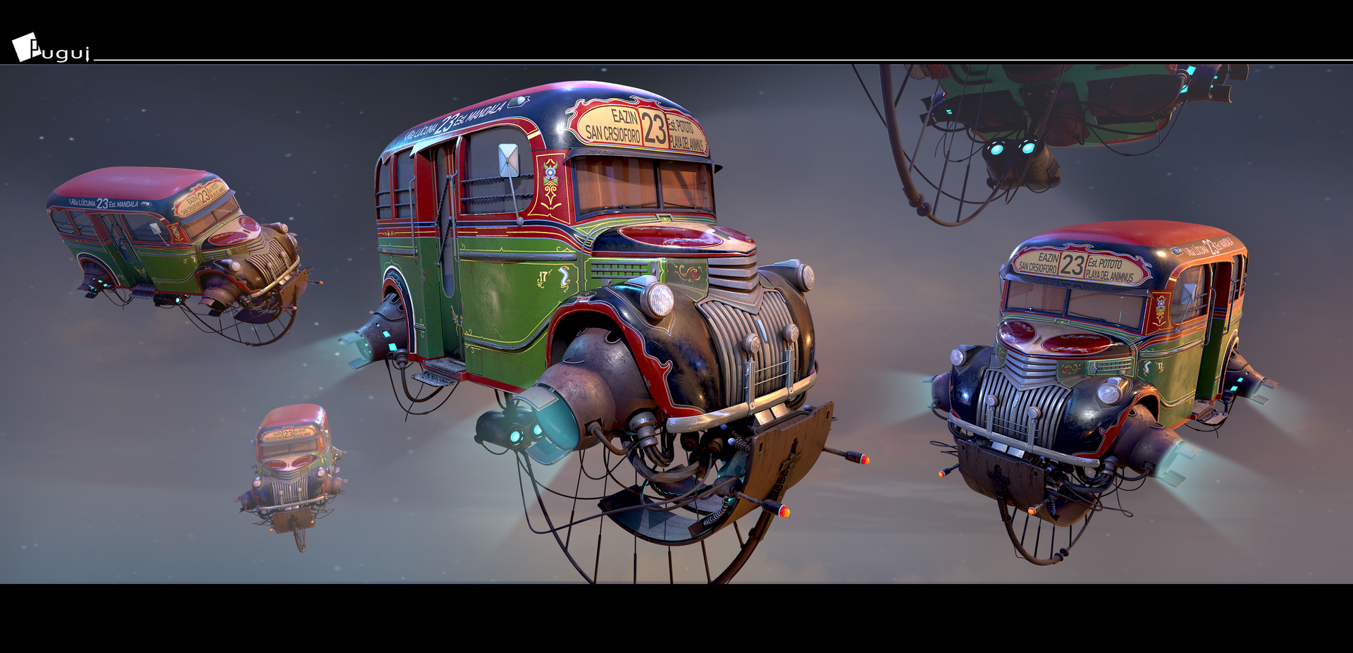 【pugui游戏】--10期场景基础班学员作品模型 - 场景/空间/建筑 - 作品模型 - CG模型网