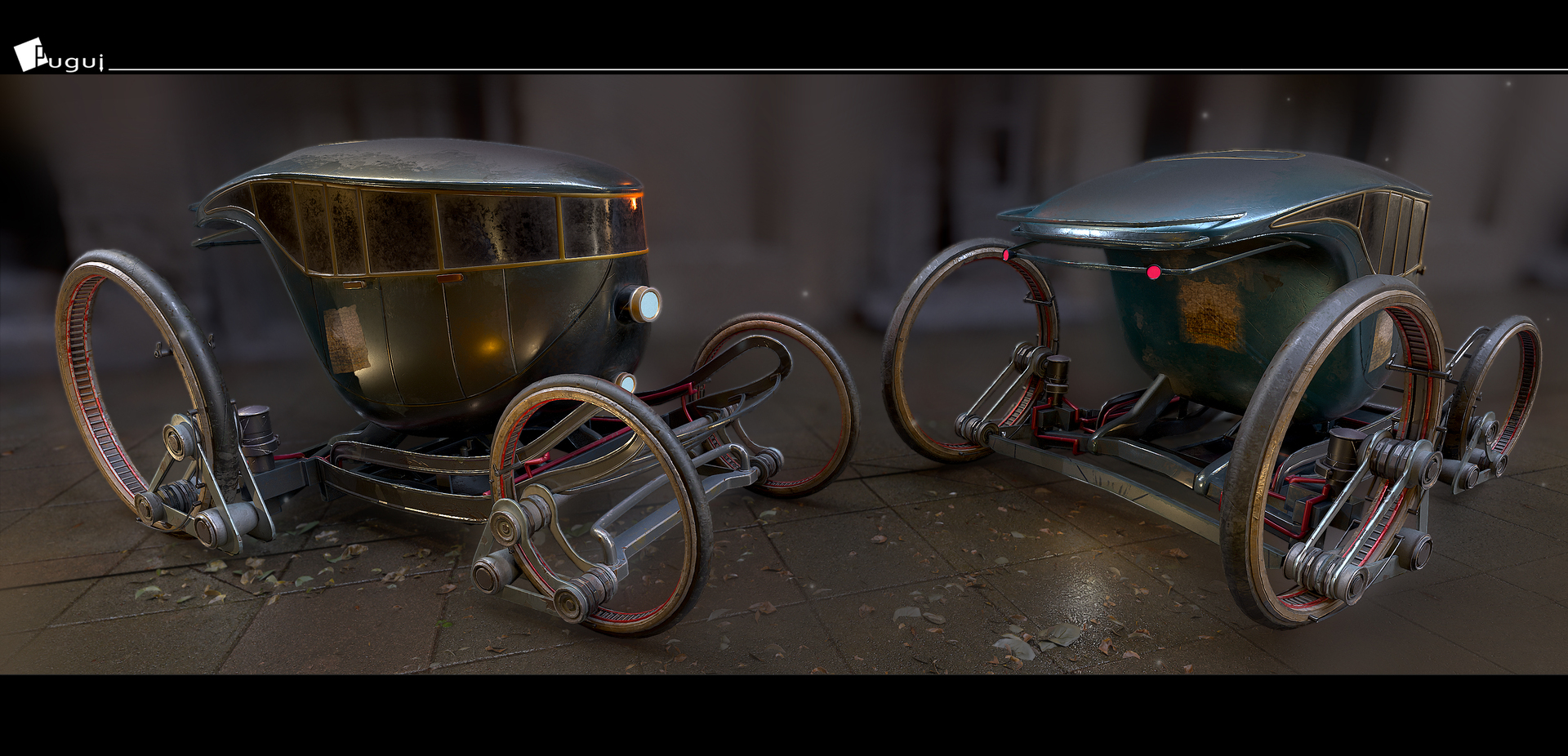 【pugui游戏】--10期场景基础班学员作品模型 - 场景/空间/建筑 - 作品模型 - CG模型网