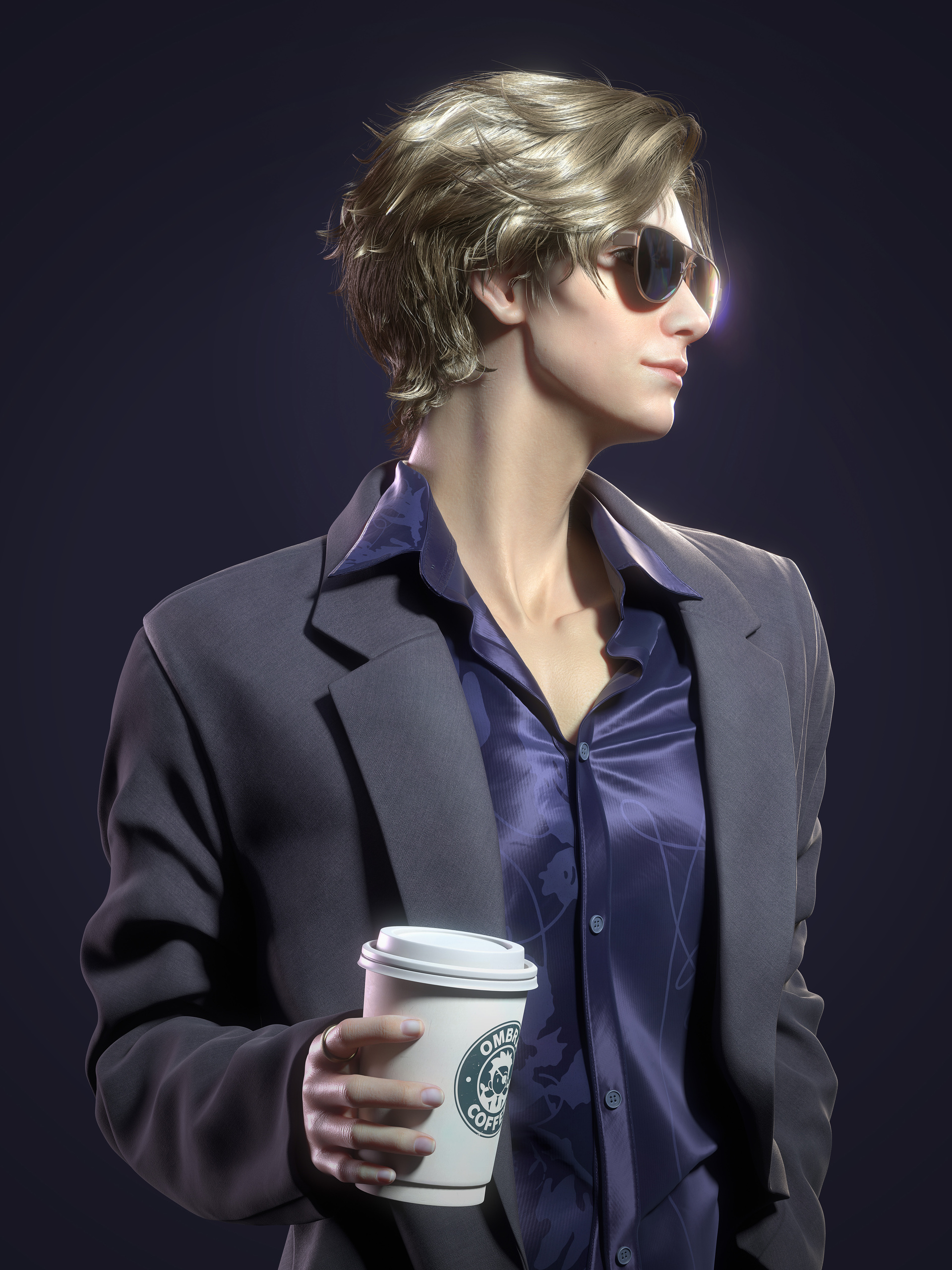 《OMBRA如影随形》阿雷西欧·隆迪内拉模型 - 角色/人物/生物 - 作品模型 - CG模型网