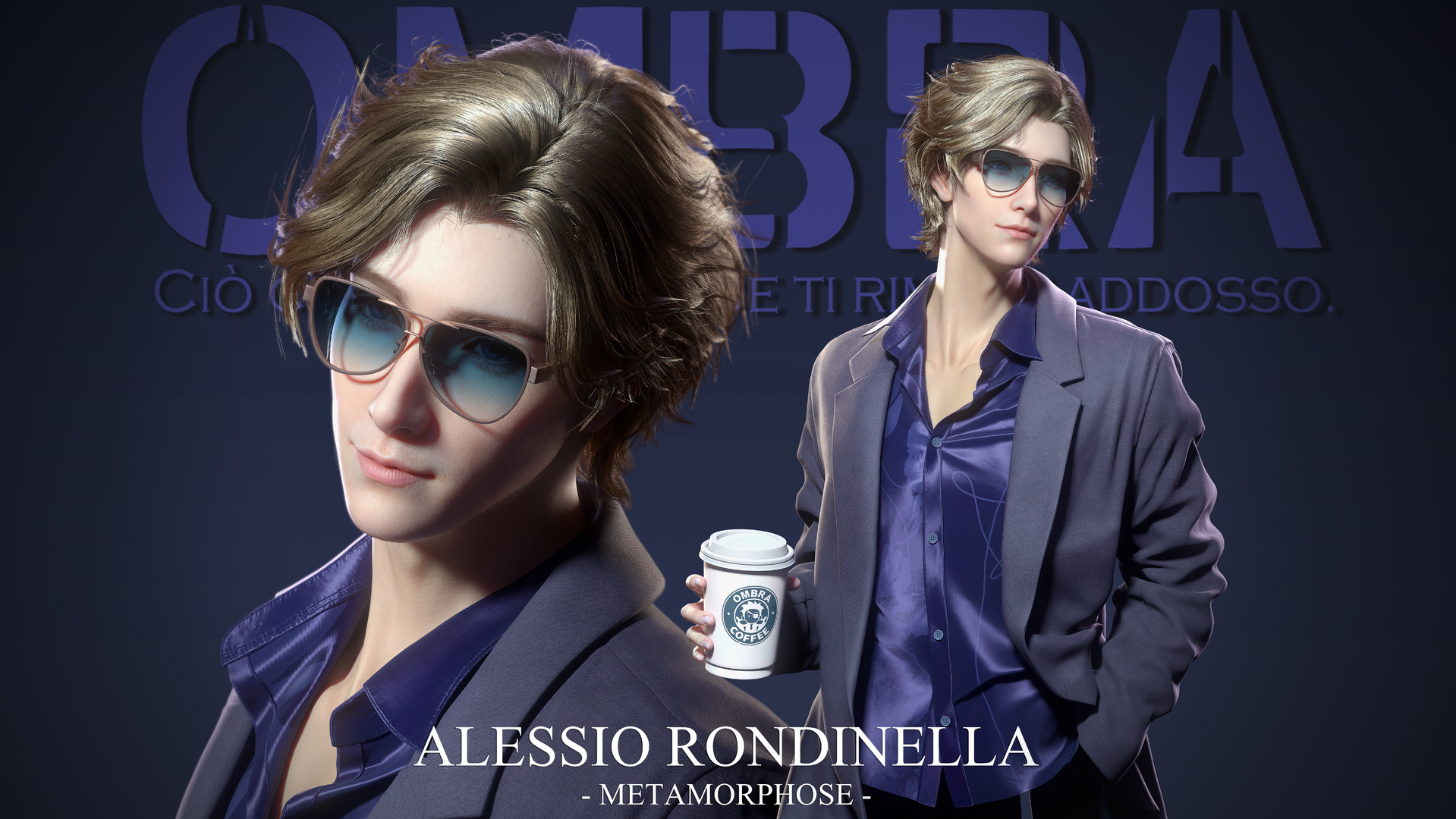 《OMBRA如影随形》阿雷西欧·隆迪内拉模型 - 角色/人物/生物 - 作品模型 - CG模型网