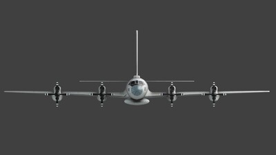 EP-3E电子战侦察机模型-军用飞机模型库-3ds Max(.max)模型下载-cg模型网