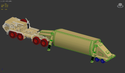 萨德雷达（THAAD）AN/TPY-2 X波段雷达模型-其他器械模型库-3ds Max(.max)模型下载-cg模型网