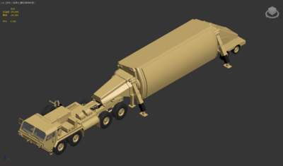 萨德雷达（THAAD）AN/TPY-2 X波段雷达模型-其他器械模型库-3ds Max(.max)模型下载-cg模型网