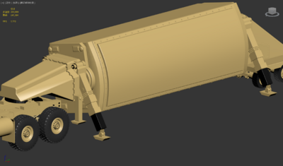 萨德雷达（THAAD）AN/TPY-2 X波段雷达模型-其他器械模型库-3ds Max(.max)模型下载-cg模型网