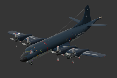 【6涂装】次时代 P-3C“猎户座”反潜巡逻机模型-军用飞机模型库-FBX(.fbx)模型下载-cg模型网