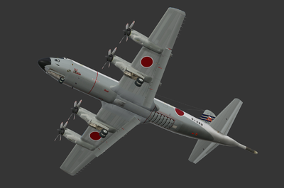 【6涂装】次时代 P-3C“猎户座”反潜巡逻机模型-军用飞机模型库-FBX(.fbx)模型下载-cg模型网