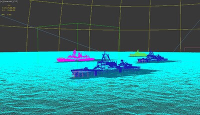 海面055型军舰发射导弹动画场景 055大驱模型-现代场景模型库-3ds Max(.max)模型下载-cg模型网