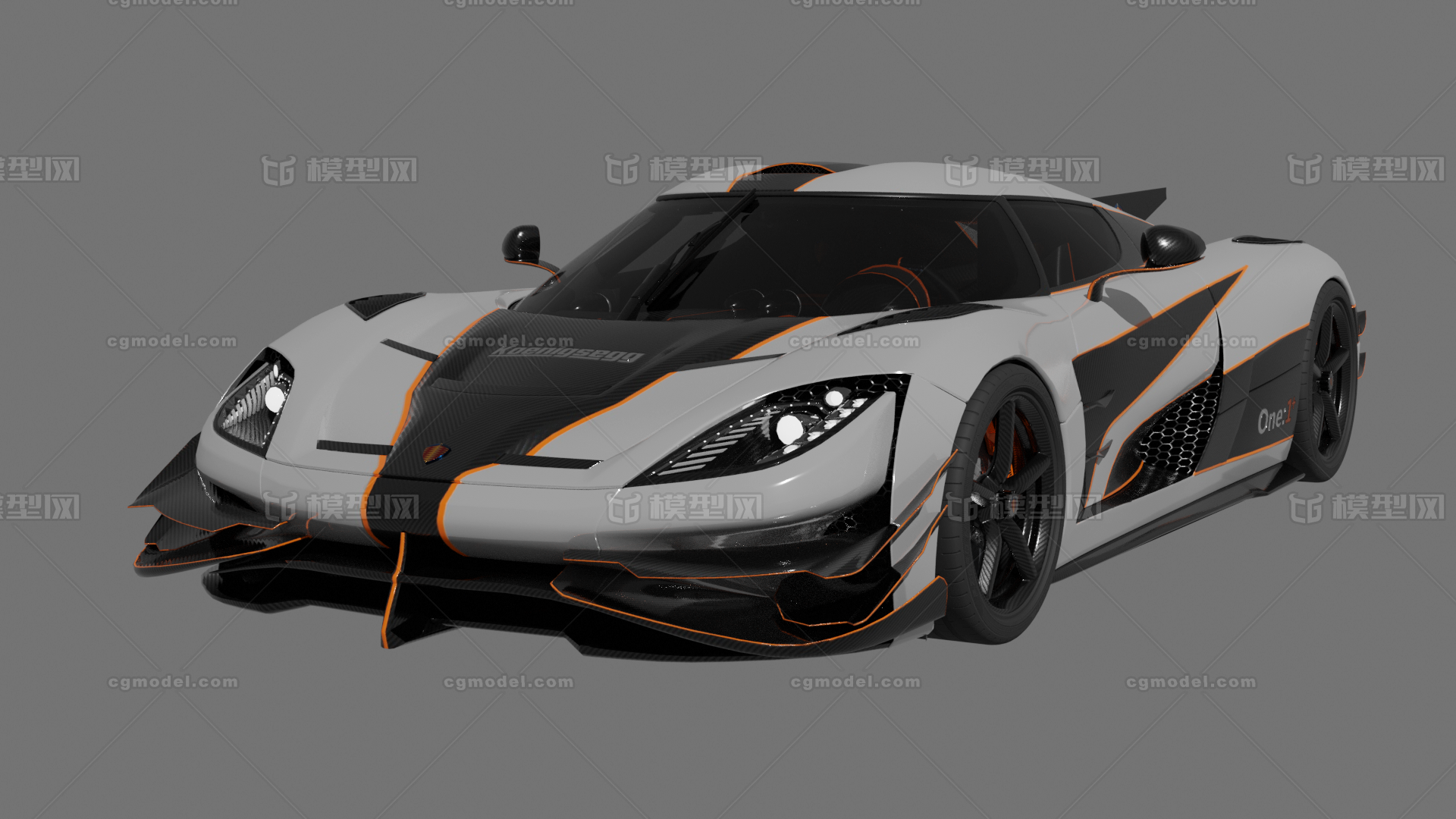 科尼赛克 跑车 超跑 柯尼赛格模型-赛车/跑车模型库-Blender(.blend)模型下载-cg模型网