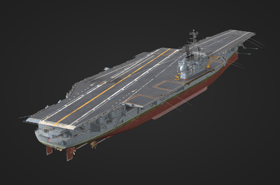 次世代 PBR模型-军舰模型库-OBJ(.obj/.mtl)模型下载-cg模型网