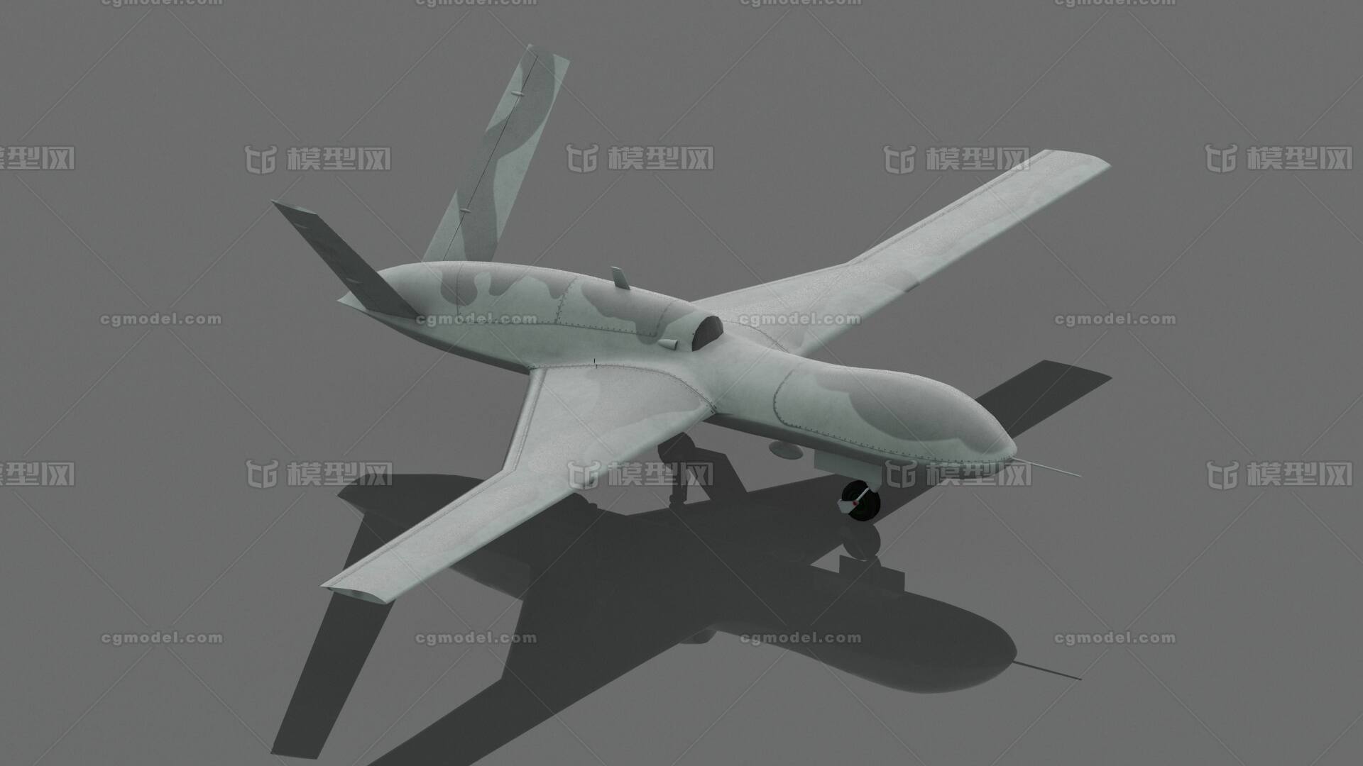 无人机MQ-20复仇者模型-无人机模型库-3ds Max(.max)模型下载-cg模型网