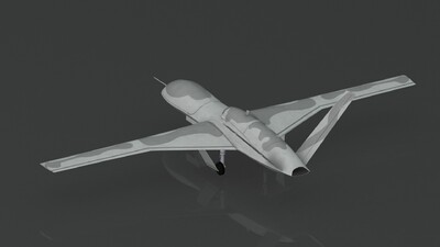 无人机MQ-20复仇者模型-无人机模型库-3ds Max(.max)模型下载-cg模型网