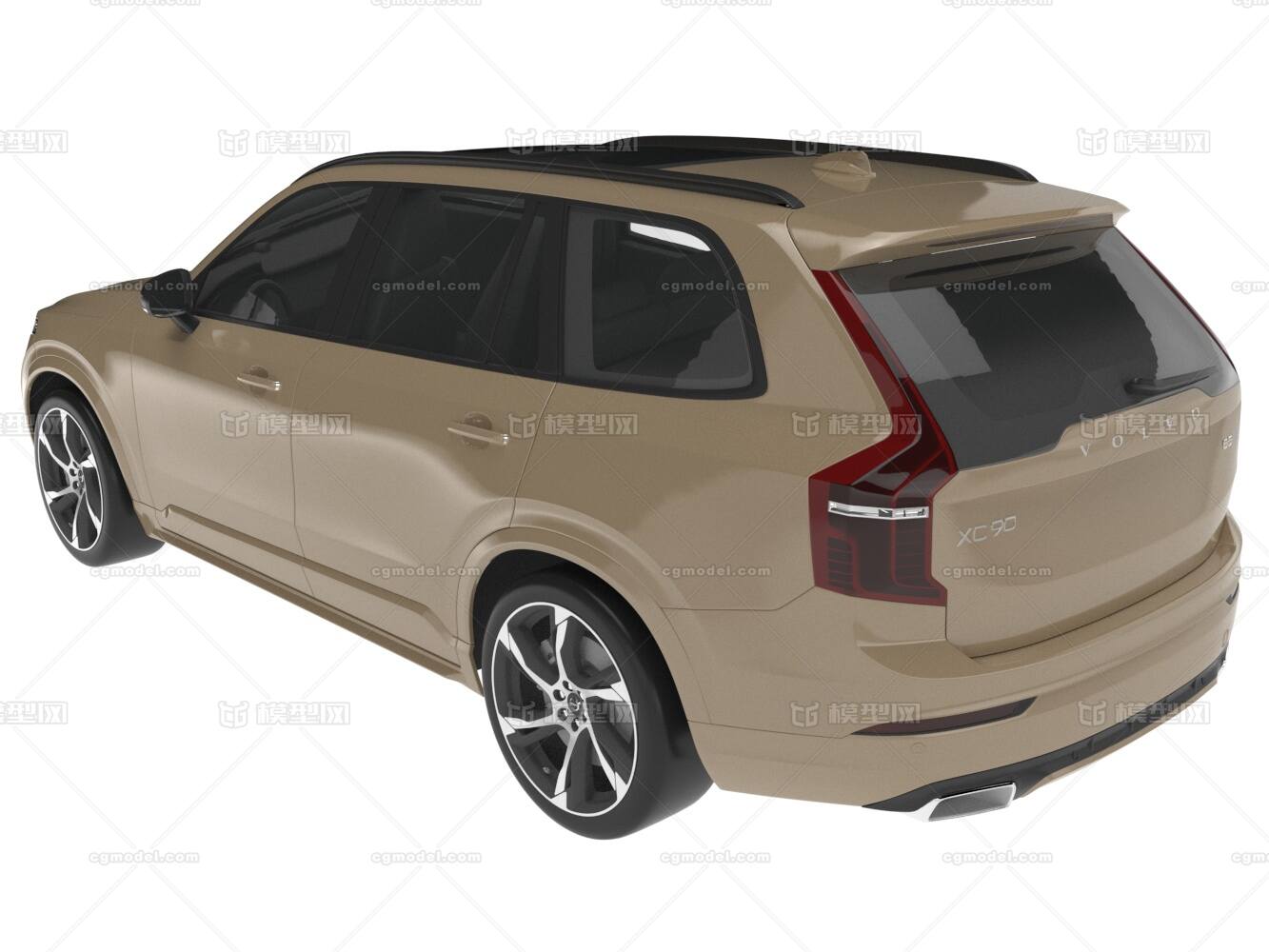 沃尔沃 XC90模型-轿车模型库-3ds Max(.max)模型下载-cg模型网