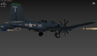 美国 TB2D天空海盗SKYPIRATE鱼雷轰炸机架空装备气模型-军用飞机模型库-3ds Max(.max)模型下载-cg模型网