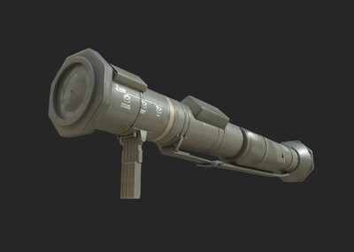 PBR AT4模型-火炮器械模型库-3D Studio(.3ds)模型下载-cg模型网