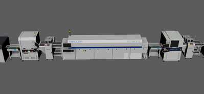 SMT生产线模型-工业设备模型库-Maya(.ma/.mb)模型下载-cg模型网