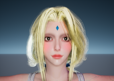 maya 带面部绑定模型-女人模型库-Unreal Engine模型下载-cg模型网