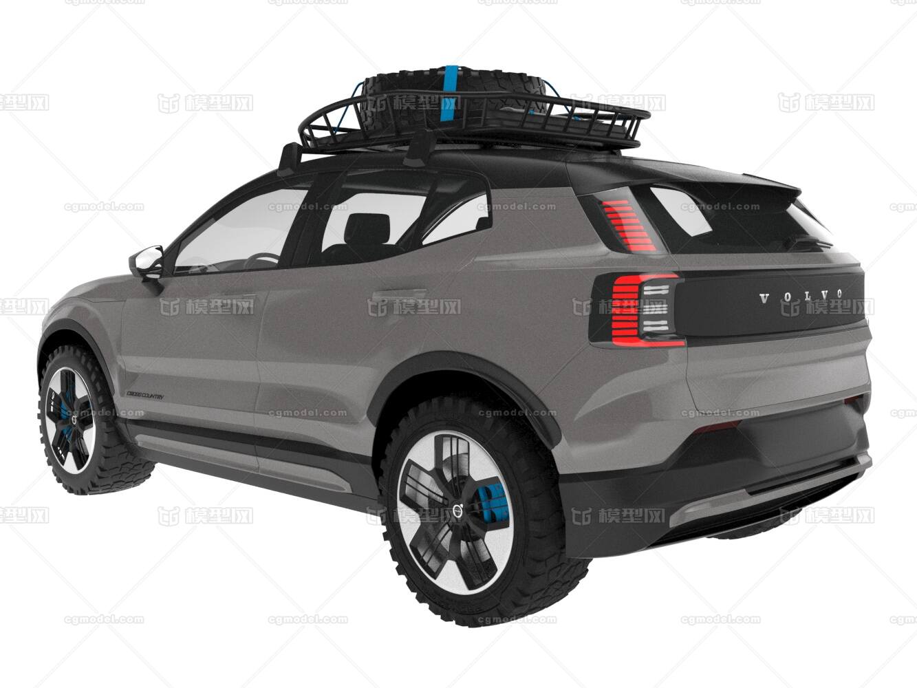 沃尔沃EX30越野车 Volvo EX30模型-越野车模型库-3ds Max(.max)模型下载-cg模型网