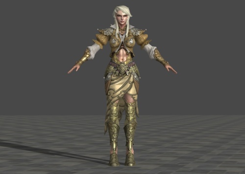 阿修罗之怒奥尔加olga XPS模型模型-女人模型库-OBJ(.obj/.mtl)模型下载-cg模型网