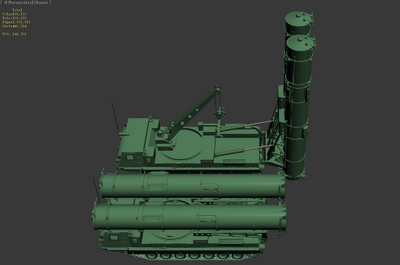 SA-12b-23b萨姆防空导弹 3DMax2012模型-火炮器械模型库-3ds Max(.max)模型下载-cg模型网