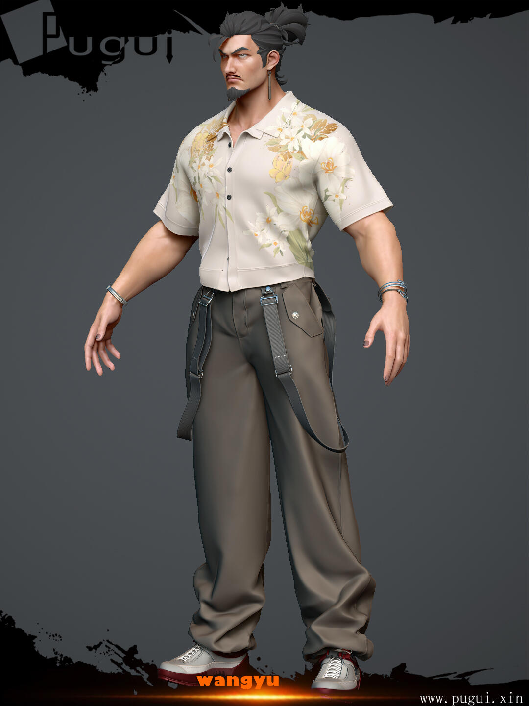 【pugui游戏】--17期角色精品班学员作品模型 - 角色/人物/生物 - 作品模型 - CG模型网