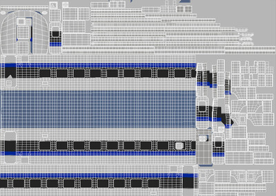 高速列车新干线500 Shinkansen模型-火车/轨道车模型库-3D Studio(.3ds)模型下载-cg模型网