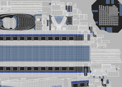 新干线500机车 Shinkansen模型-火车/轨道车模型库-3D Studio(.3ds)模型下载-cg模型网