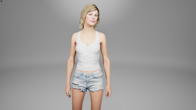 CG学习笔记初代ChatGPT智能数字人Alice【UE5纯模型-女人模型库-Maya(.ma/.mb)模型下载-cg模型网