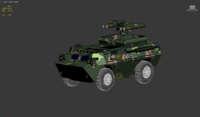 红箭-9（AFT09）反坦克导弹发射车模型-火炮器械模型库-3ds Max(.max)模型下载-cg模型网