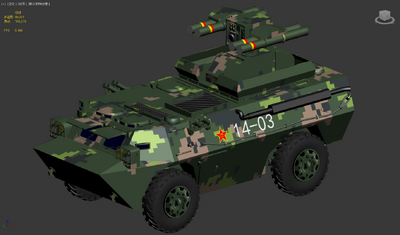 红箭-9（AFT09）反坦克导弹发射车模型-火炮器械模型库-3ds Max(.max)模型下载-cg模型网