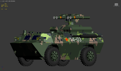 红箭-9（AFT09）反坦克导弹发射车模型-火炮器械模型库-3ds Max(.max)模型下载-cg模型网