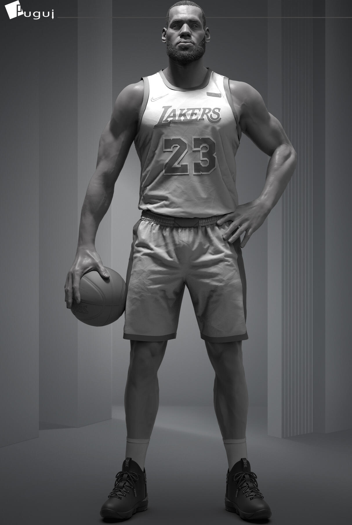 【pugui游戏】--06期次时代角色网络班学员作品模型 - 角色/人物/生物 - 作品模型 - CG模型网