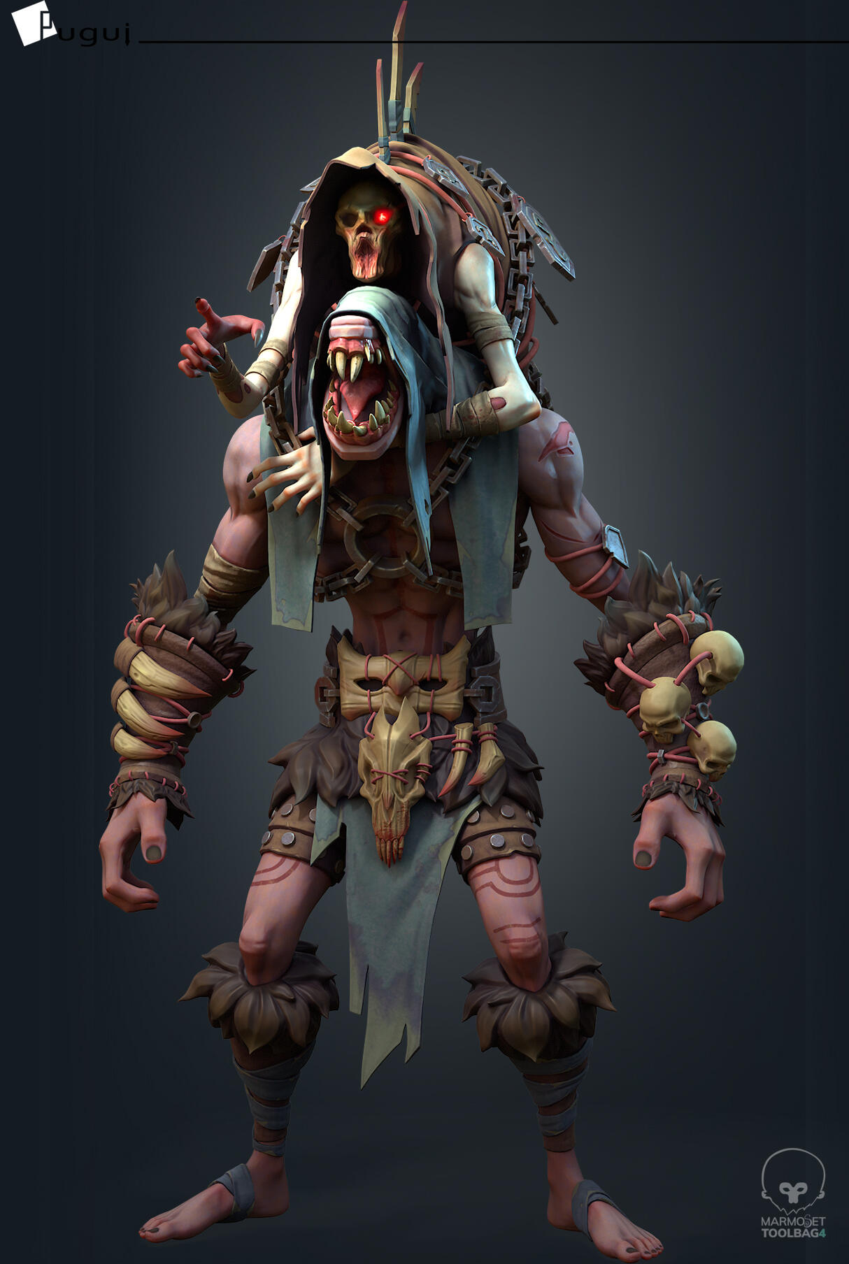 【pugui游戏】--06期次时代角色网络班学员作品模型 - 角色/人物/生物 - 作品模型 - CG模型网