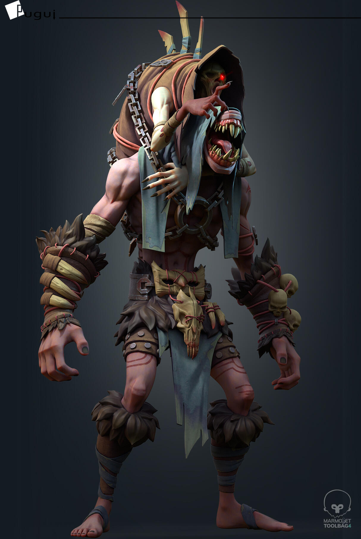 【pugui游戏】--06期次时代角色网络班学员作品模型 - 角色/人物/生物 - 作品模型 - CG模型网