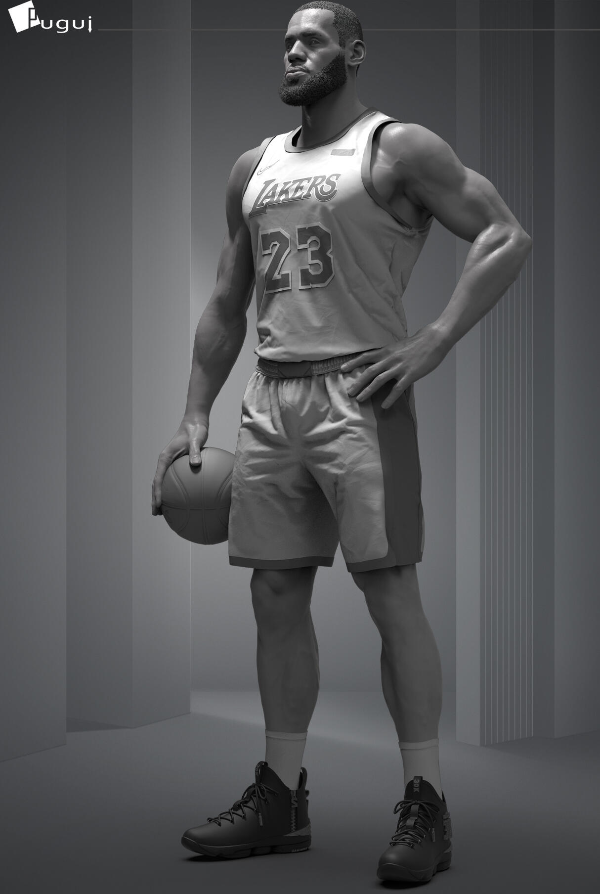 【pugui游戏】--06期次时代角色网络班学员作品模型 - 角色/人物/生物 - 作品模型 - CG模型网