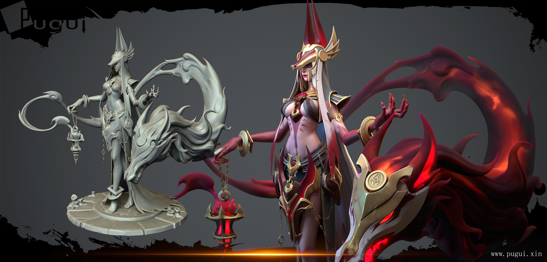 【pugui游戏】--06期次时代角色网络班学员作品模型 - 角色/人物/生物 - 作品模型 - CG模型网