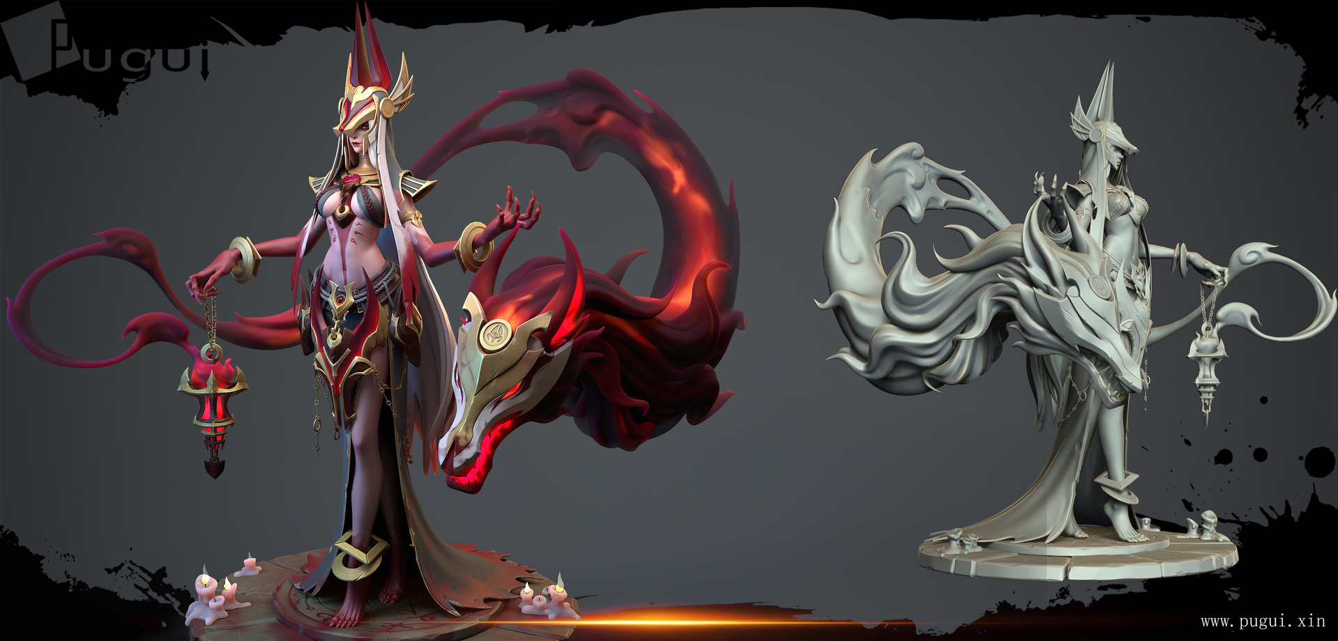 【pugui游戏】--06期次时代角色网络班学员作品模型 - 角色/人物/生物 - 作品模型 - CG模型网