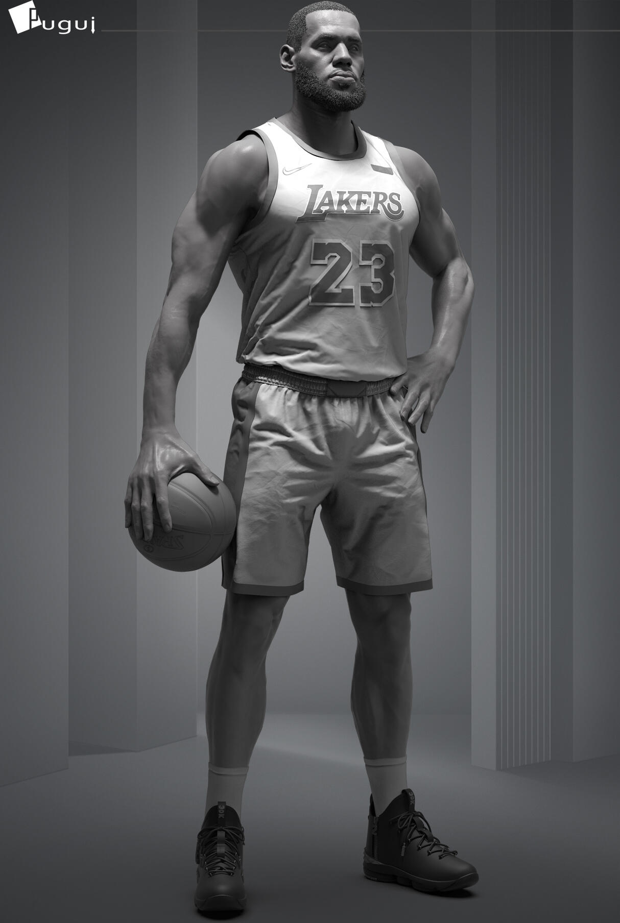 【pugui游戏】--06期次时代角色网络班学员作品模型 - 角色/人物/生物 - 作品模型 - CG模型网